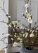 Tall Blossom Branch in Cream | Faux Flower Branches at Afloral.com