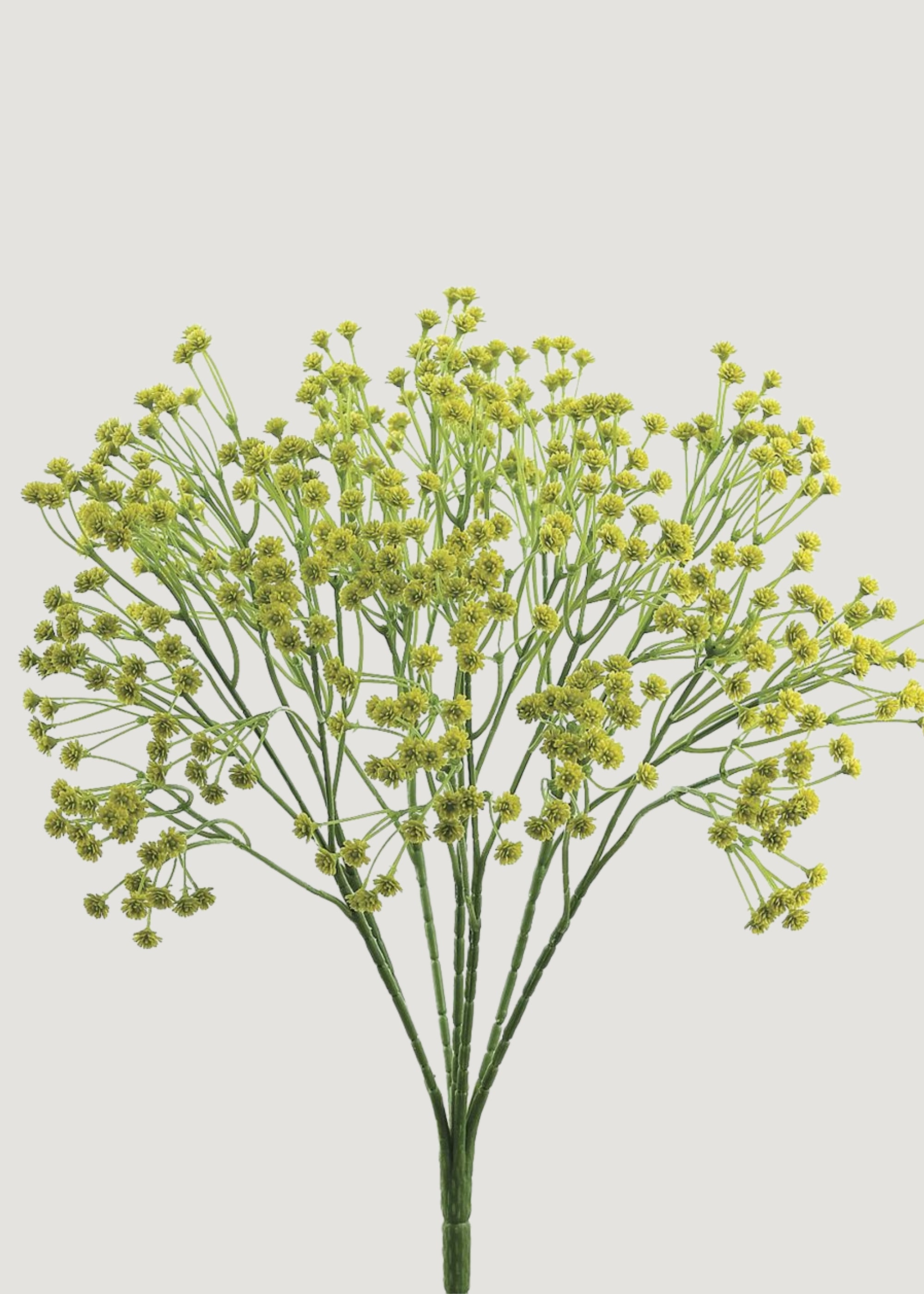 Green Fake Baby's Breath Bush | Lifelike Artificial Flowers | Afloral