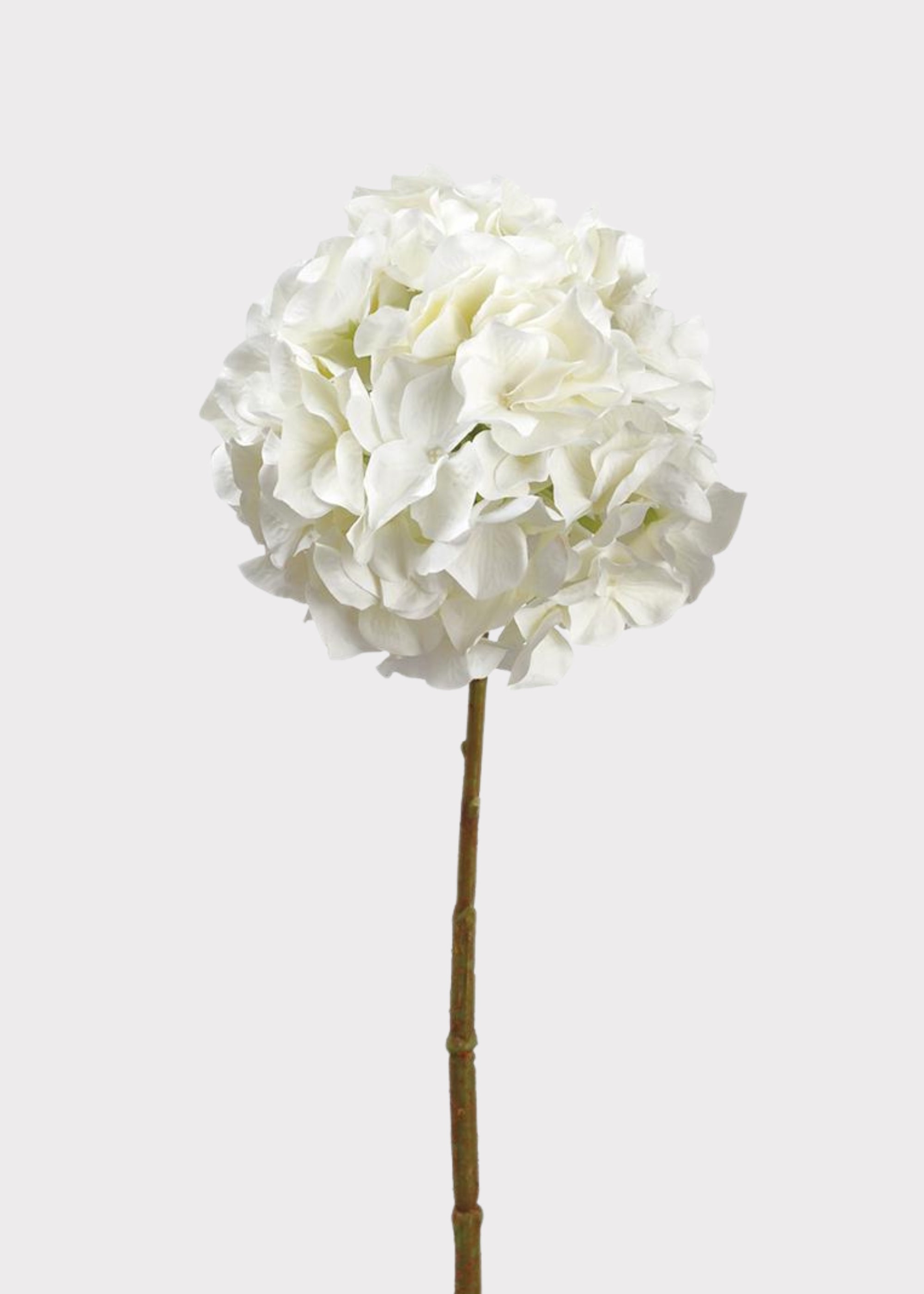 Artificial Hydrangea Blooming Flower in White - 21" – Afloral