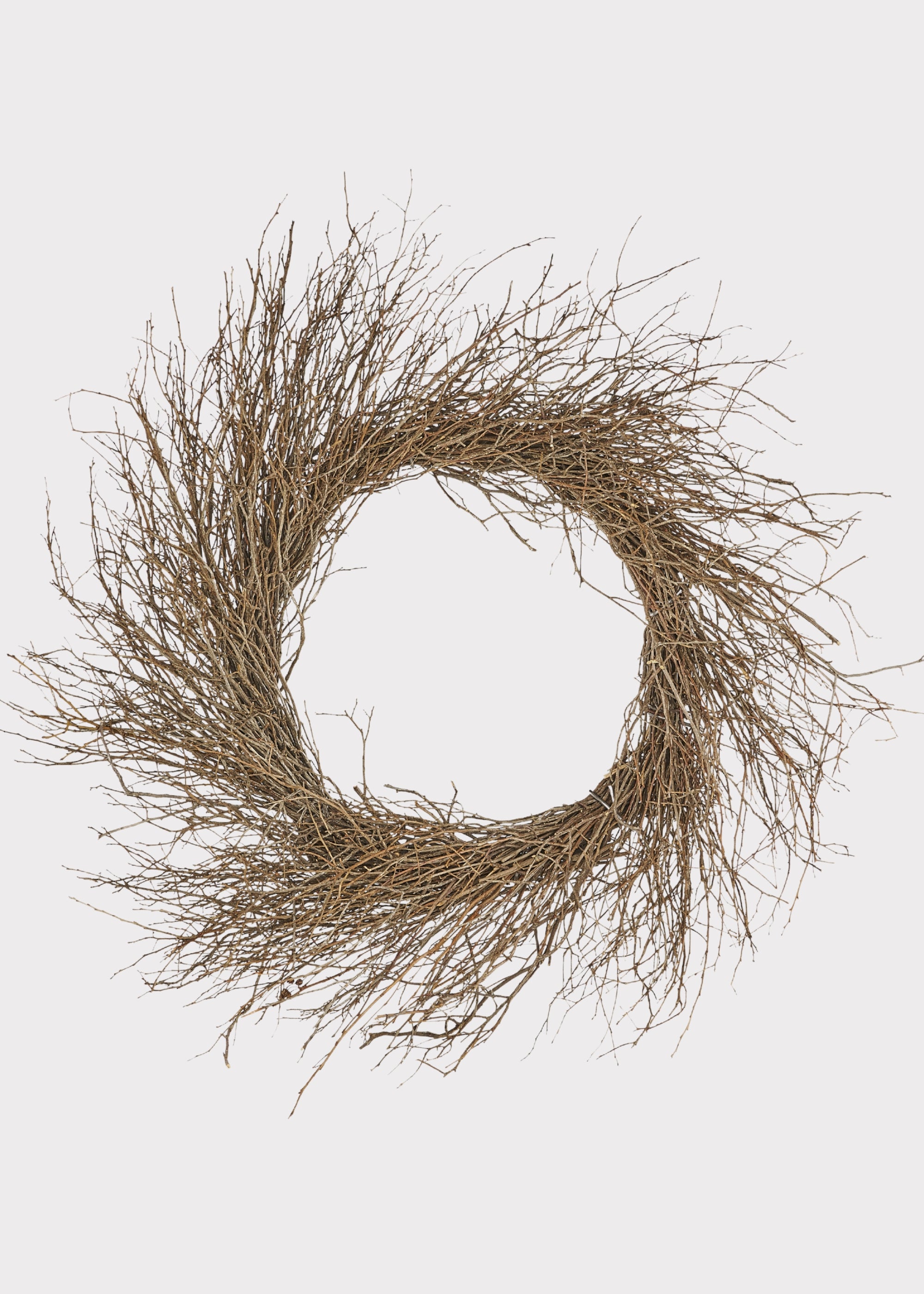 Dried Sweet Huck Branch Wreath | Natural Botanical Decor | Afloral