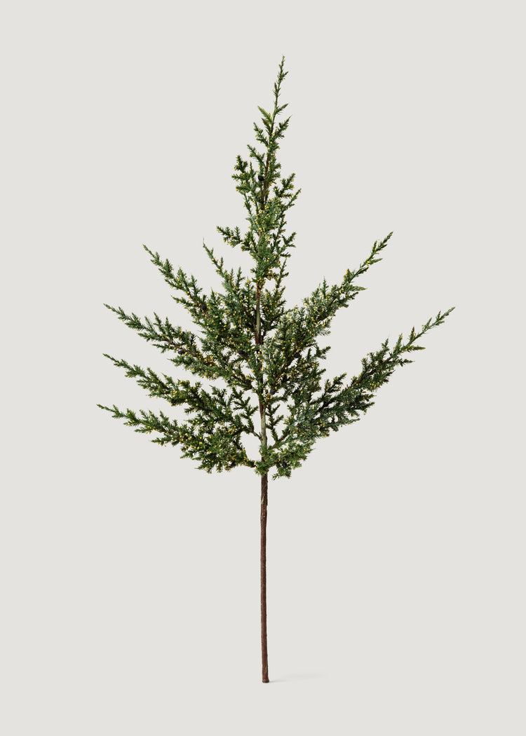 Artificial Winter Pine Branch | Realistic Fake Evergreens | Afloral