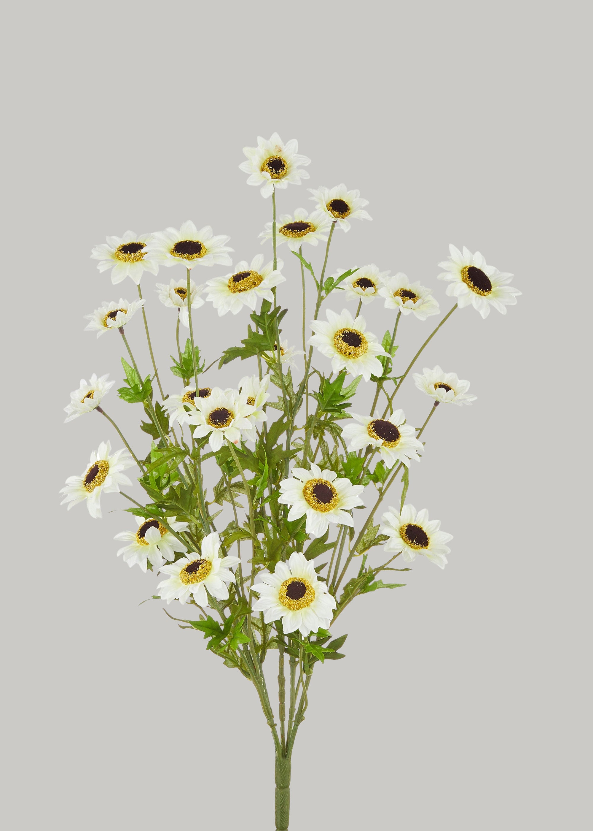 Black-Eyed-Susan Bush in White | Artificial Wildflowers | Afloral