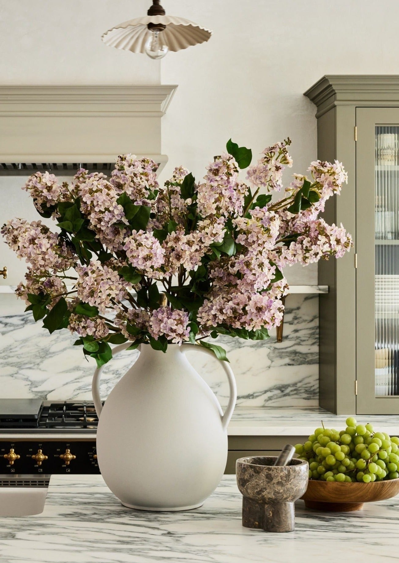 Terracotta Floor Jug in White | Shop Watertight Vases at Afloral.com