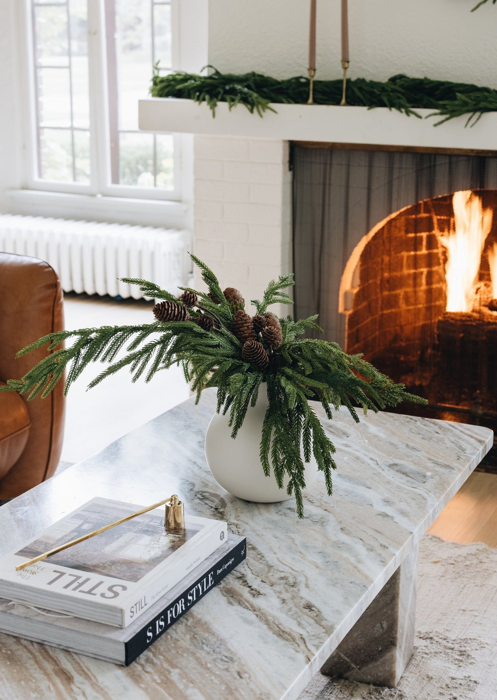 Soft Touch Pine Branch | Artificial Winter Greenery | Afloral.com